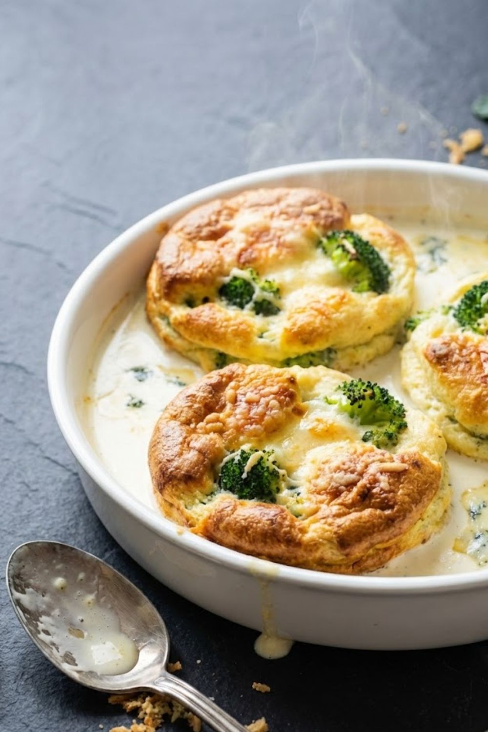 Mary Berry Stilton and Broccoli Soufflés Recipe