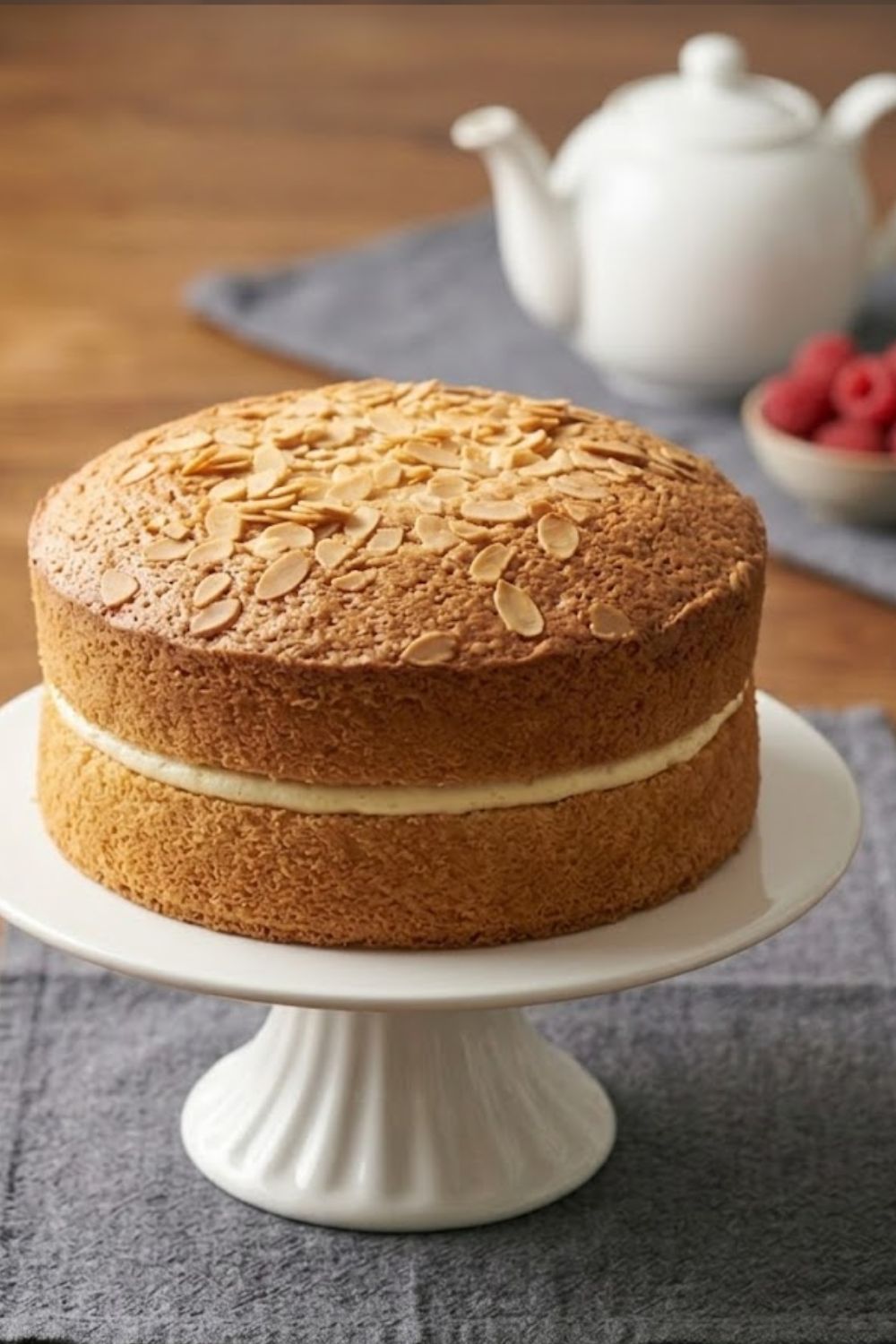 Mary Berry Almond Sponge Cake (Classic Recipe)