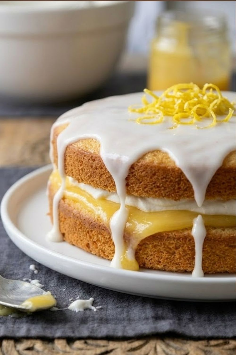 Classic Mary Berry Lemon Sponge Cake Recipe