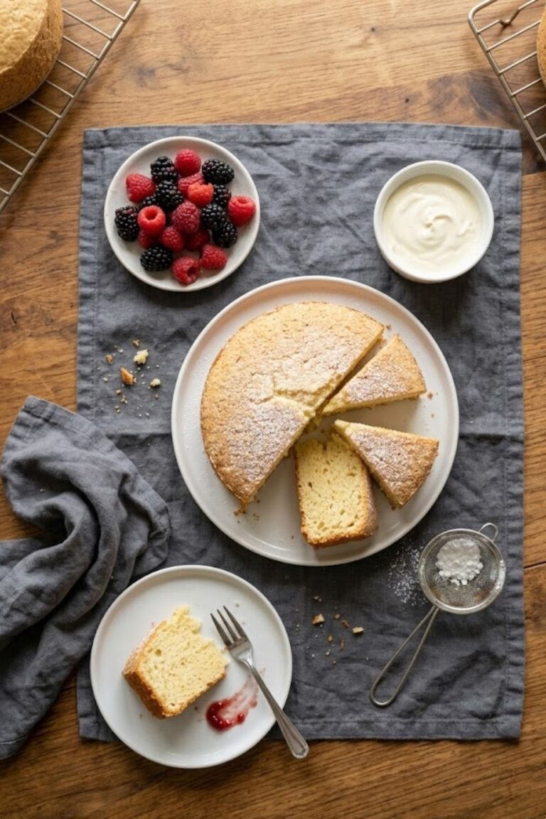 Mary Berry Sponge Cake with Oil (Moist & Tender Recipe)