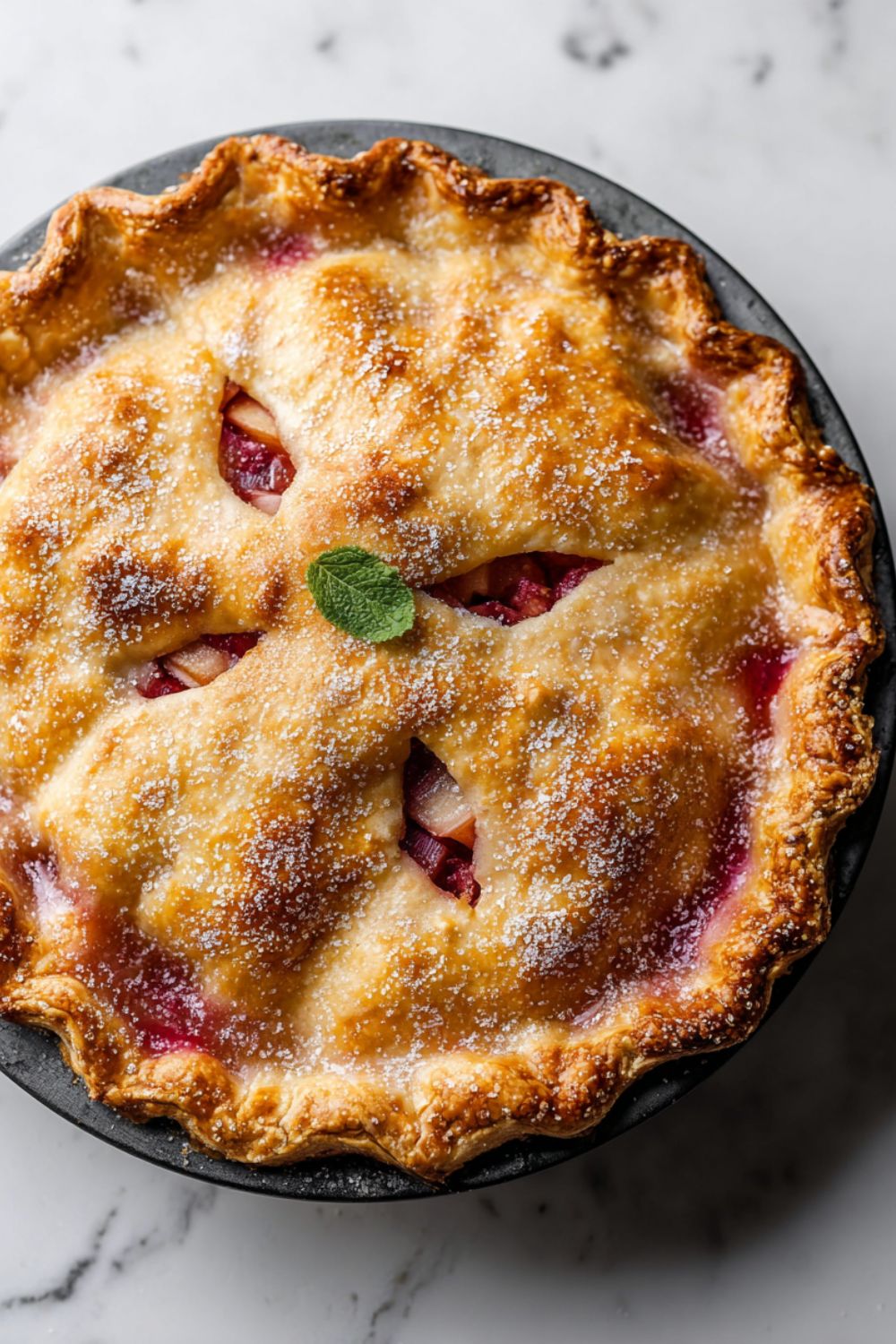 Mary Berry Rhubarb Pie
